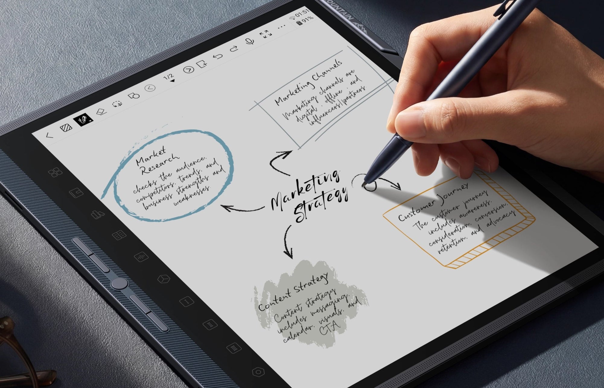 Penstar | The eNote Digital Paper Tablet for Focused Notes
